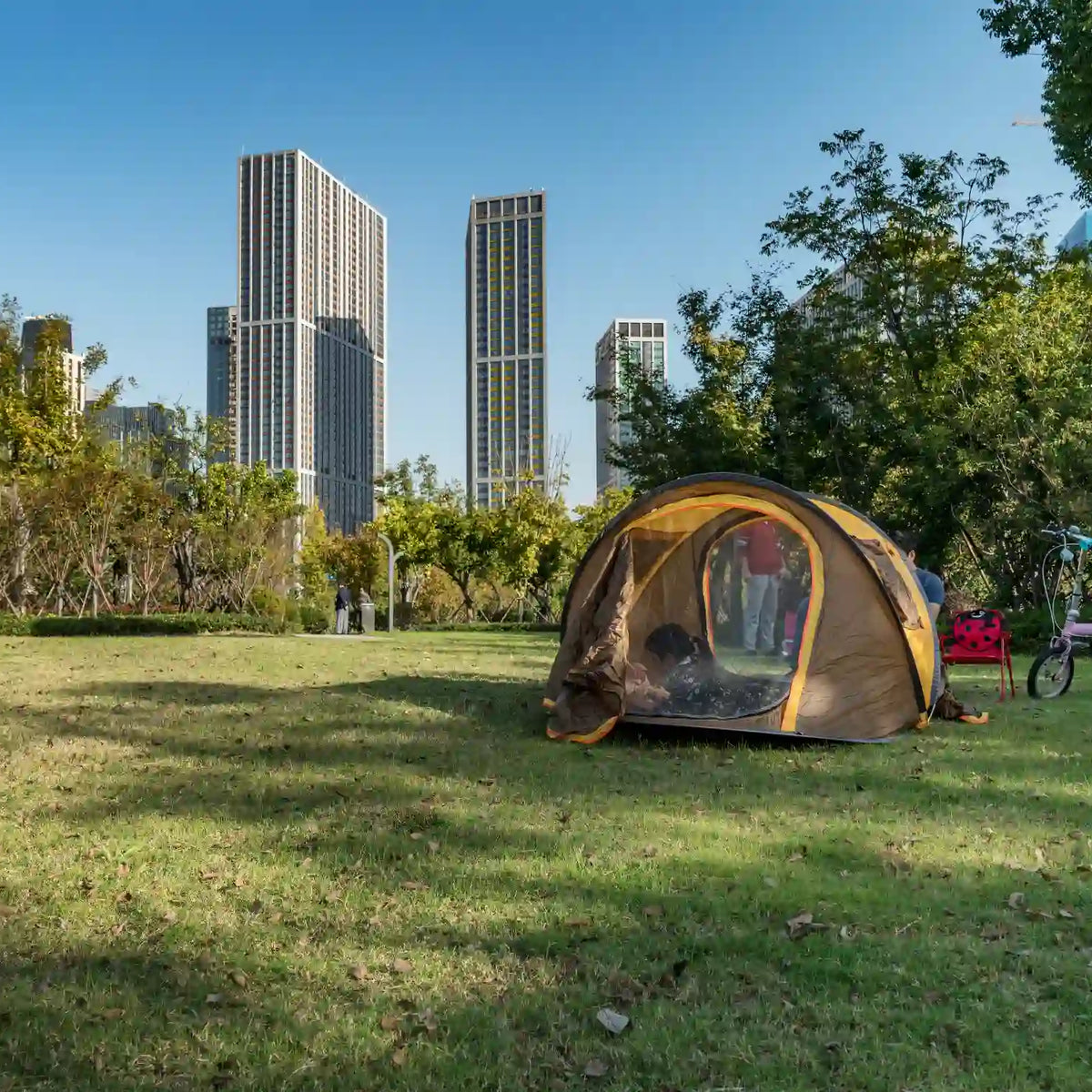City camping: combine camping near the city with urban adventures ...